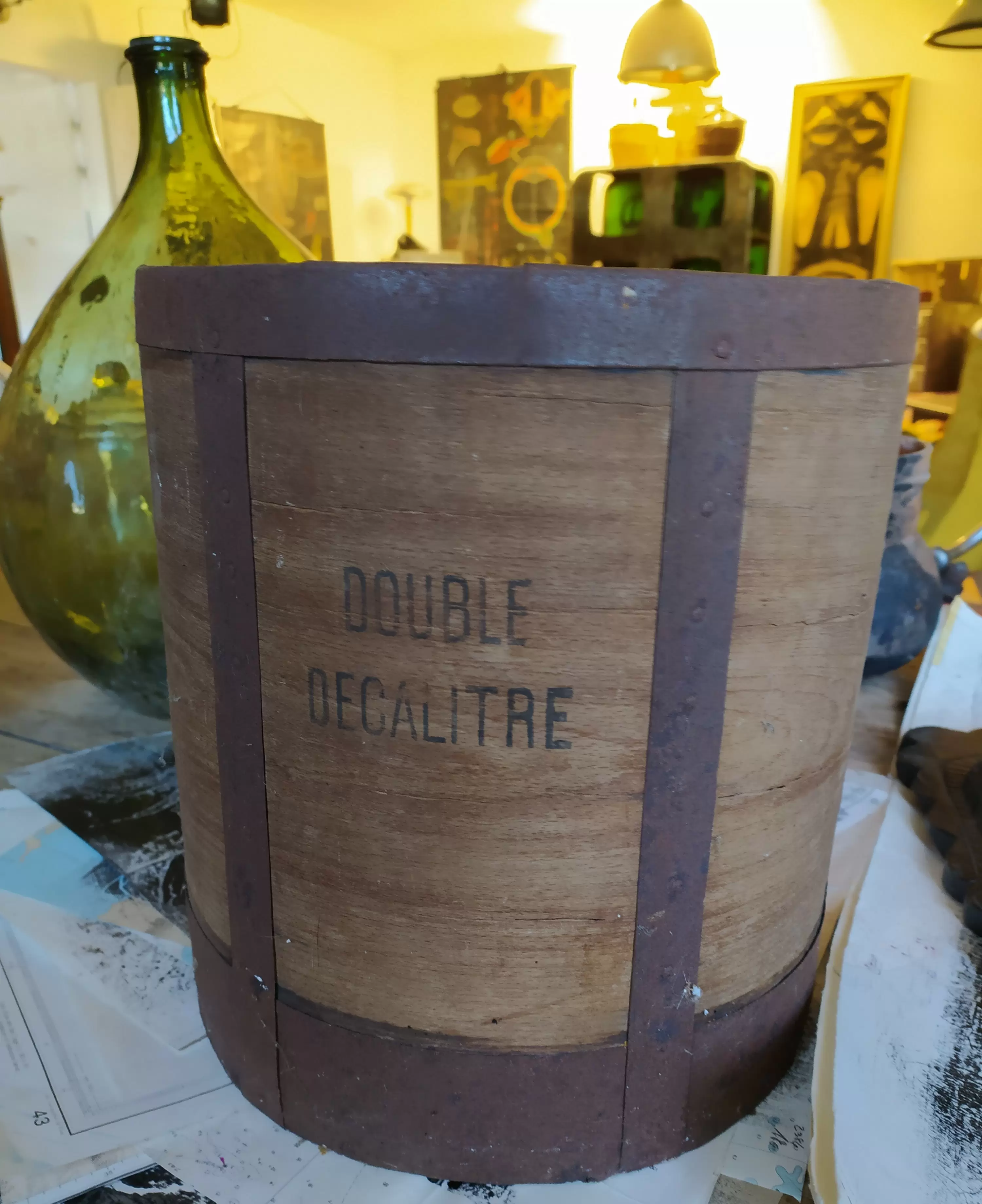 Mesure double décalitre | Brikbroc, brocante en ligne